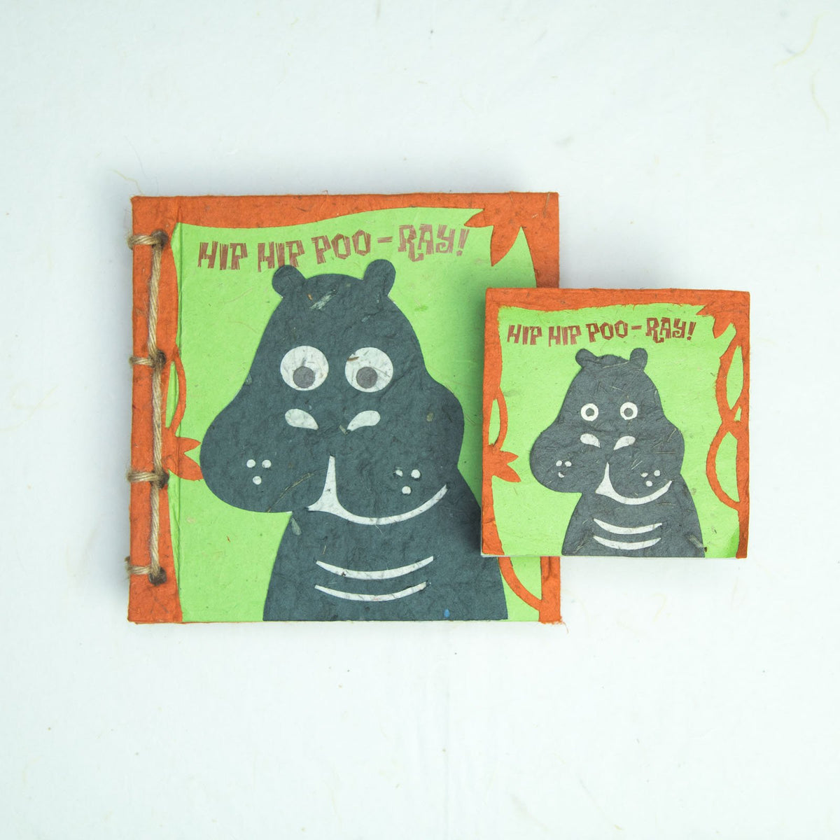 Faces at the Zoo - Twine Journal and Scratch Pad Hippo Set – The ...
